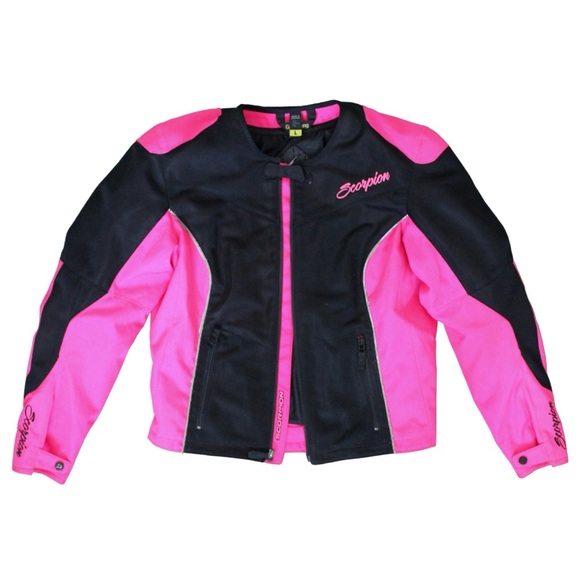 Scorpion | Jackets & Coats | Scorpion Motorcycle Pink Black Racing ...